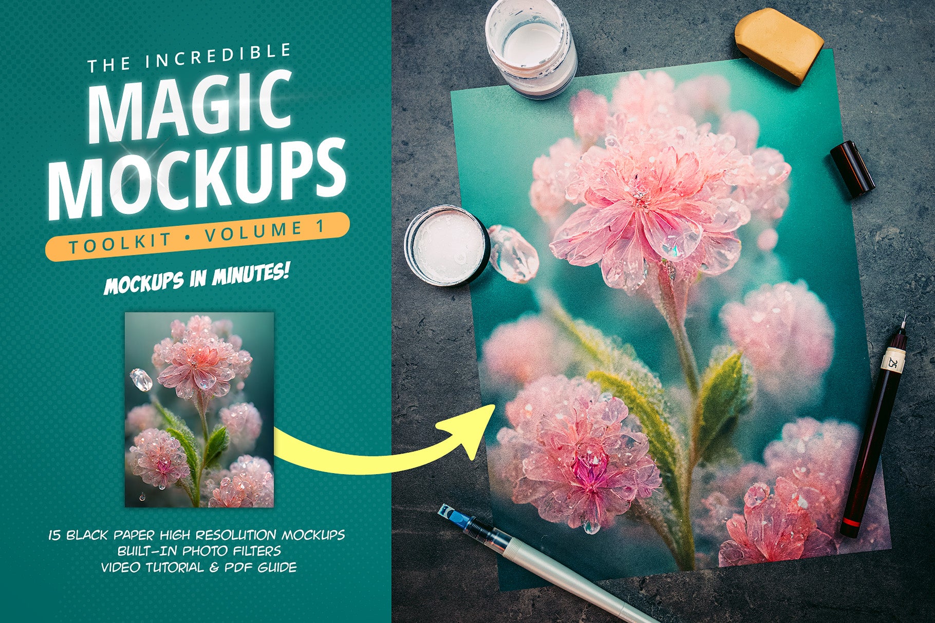 Incredible Magic Mockups Collection Vol 1